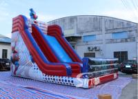 China 7m High Kids Spiderman Inflatable Slide Digital Printing Outdoor Party Commercial Use for sale