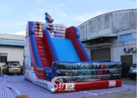China 7m High Kids Spiderman Inflatable Slide Digital Printing Outdoor Party Commercial Use for sale