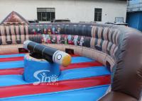 China 6m Diameter Inflatable Gladiator Jousting Arena for Kids and Adults with Digital Printing for sale