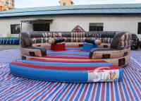 China 6m Diameter Inflatable Gladiator Jousting Arena for Kids and Adults with Digital Printing for sale