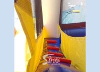 China Commercial Inflatable Bounce House with Slide 5m x 5m for Outdoor Parties for sale