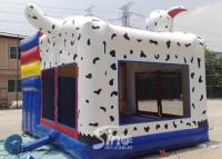 China Commercial Inflatable Bounce House with Slide 5m x 5m for Outdoor Parties for sale