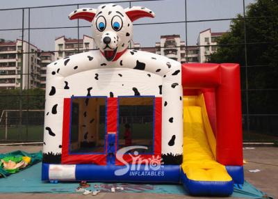China Commercial Inflatable Bounce House with Slide 5m x 5m for Outdoor Parties for sale