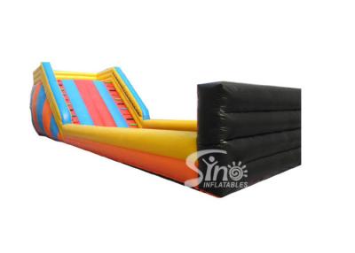 China 5.0m High Inflatable Zorb Ball Race Slope with Safety Stopper for Kids Outdoor Challenge for sale