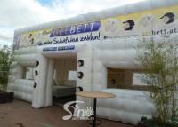 China Multifunctional Inflatable white Cube Tent with windows For outdoor Exhibition for sale