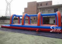 China Commercial 20m Inflatable Water Slip and Slide with Pool for Kids and Adults for sale