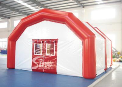 China 6m x 3m Outdoor Portable Airtight Inflatable Emergency Shelter Tent Hospital Relief for sale