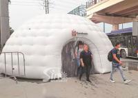 China Inflatable Disinfection Tent Tunnel 10m Diameter PVC Outdoor Sanitizing Dome for Emergency Use for sale