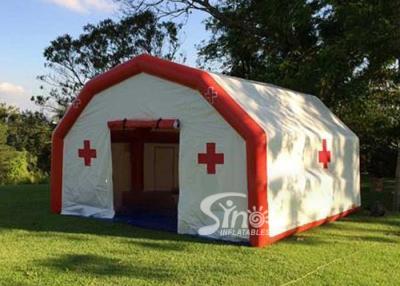China Inflatable Medical Tent 7x5m Portable Rescue Shelter Emergency Hospital Equipment PVC for sale