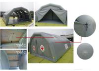 China Inflatable Medical Hospital Tent 7x5m Emergency Rescue Shelter PVC Portable for sale