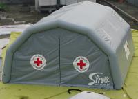 China Inflatable Medical Hospital Tent 7x5m Emergency Rescue Shelter PVC Portable for sale