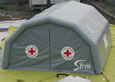 China Inflatable Medical Hospital Tent 7x5m Emergency Rescue Shelter PVC Portable for sale