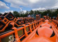 China 402m World Longest Bouncy Castle Adults Inflatable Obstacle Course Indoor Outdoor Race for sale