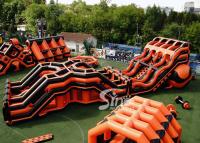 China 402m World Longest Bouncy Castle Adults Inflatable Obstacle Course Indoor Outdoor Race for sale