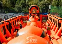 China 402m World Longest Bouncy Castle Adults Inflatable Obstacle Course Indoor Outdoor Race for sale