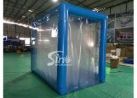China Custom Portable Inflatable Disinfection Chamber 0.6mm PVC Outdoor Sanitizing Tent for sale