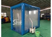 China Custom Portable Inflatable Disinfection Chamber 0.6mm PVC Outdoor Sanitizing Tent for sale