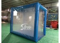 China Custom Portable Inflatable Disinfection Chamber 0.6mm PVC Outdoor Sanitizing Tent for sale