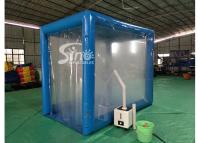 China Custom Portable Inflatable Disinfection Chamber 0.6mm PVC Outdoor Sanitizing Tent for sale