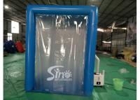 China Custom Portable Inflatable Disinfection Chamber 0.6mm PVC Outdoor Sanitizing Tent for sale