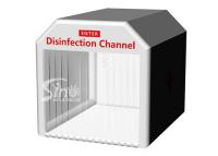 China Outdoor Portable Inflatable Disinfection Channel Tent 0.6mm PVC for Emergency Sterilization in Public Places for sale