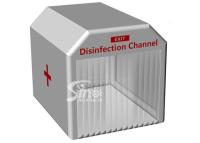 China Outdoor Portable Inflatable Disinfection Channel Tent 0.6mm PVC for Emergency Sterilization in Public Places for sale