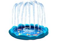 China 60 Inch Backyard Inflatable Sprinkler Wading Pool for Kids Water Play Swimming for sale