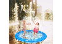 China 68'' Backyard Splash Pad Educational Inflatable Kiddie Pool With Sprinkler For Babies And Toddlers for sale