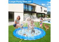 China 68'' Backyard Splash Pad Educational Inflatable Kiddie Pool With Sprinkler For Babies And Toddlers for sale