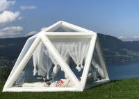 China Clear PVC Inflatable Camping Tent 5.0x4.5m with Airtight Frame for Family Outdoor Tours for sale