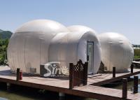 China Custom 3 Room Inflatable Bubble Tent Hotel 5m Bedroom 4m Washroom Steel Tunnel for sale