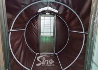 China 4m Dome Clear Top Glamping Bubble Hotel with Steel Frame Tunnel and Aluminium Door for sale