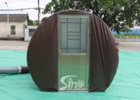 China 3m Dome Clear Inflatable Bubble Tent with Steel Frame Tunnel and Aluminium Door for Beach Hotel for sale