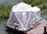 China Custom Inflatable Bubble Hotel Tent 0.8mm Clear PVC Airtight Camping Glamping for sale