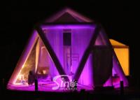 China Custom Inflatable Bubble Hotel Tent 0.8mm Clear PVC Airtight Camping Glamping for sale