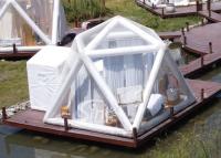 China Custom Inflatable Bubble Hotel Tent 0.8mm Clear PVC Airtight Camping Glamping for sale