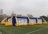 China Custom Giant Inflatable Paintball Bunker Field 30x20m for Kids and Adults CS Games for sale