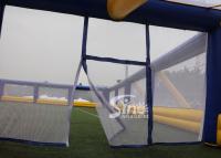 China Custom Giant Inflatable Paintball Bunker Field 30x20m for Kids and Adults CS Games for sale