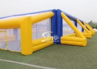 China Custom Giant Inflatable Paintball Bunker Field 30x20m for Kids and Adults CS Games for sale