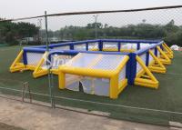 China Custom Giant Inflatable Paintball Bunker Field 30x20m for Kids and Adults CS Games for sale