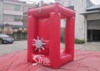 China Inflatable Cash Cube Money Booth 2x2m for Crazy Cash Grab Advertisement Activities for sale