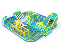 China 35x35m Indoor Inflatable Theme Park Playground for Kids and Adults Commercial Use for sale