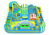 China 35x35m Indoor Inflatable Theme Park Playground for Kids and Adults Commercial Use for sale