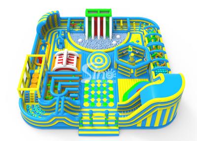 China 35x35m Indoor Inflatable Theme Park Playground for Kids and Adults Commercial Use for sale