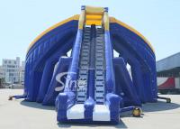 China 10m High Giant Inflatable Triple Water Slide for Adults EN14960 Certified Water Park for sale