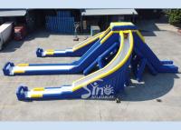 China 10m High Giant Inflatable Triple Water Slide for Adults EN14960 Certified Water Park for sale