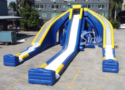 China 10m High Giant Inflatable Triple Water Slide for Adults EN14960 Certified Water Park for sale