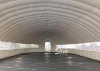China Inflatable Igloo Dome Tent 12m Diameter White with Transparent Windows for Outdoor Events for sale