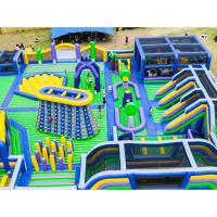 China 40x30m World's Biggest Indoor Inflatable Theme Park Lead Free PVC Tarpaulin 2600kg for sale