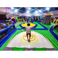 China 40x30m World's Biggest Indoor Inflatable Theme Park Lead Free PVC Tarpaulin 2600kg for sale